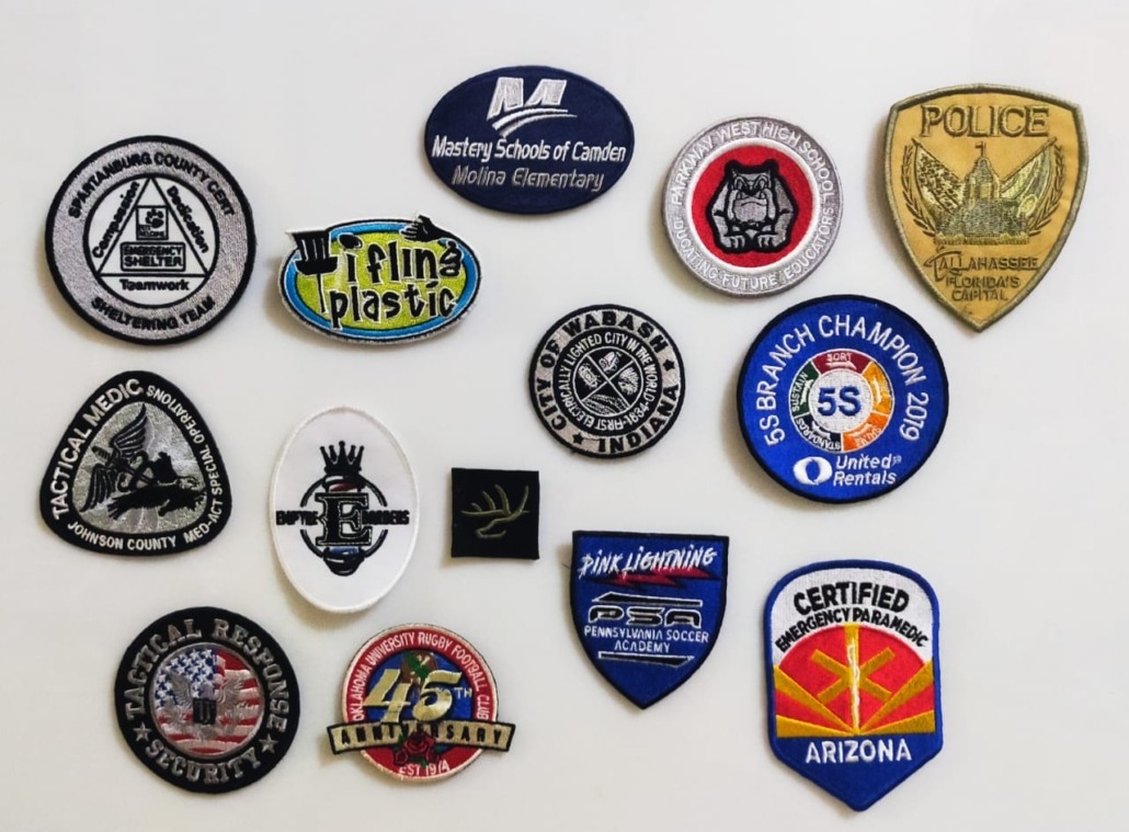 CUSTOMIZED PATCHES TYPES AND KINDS - Embroidery Skill Shop – Affordable ...