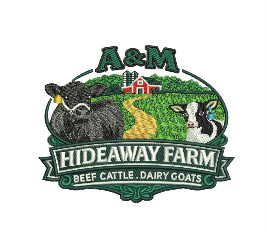 embroidery design Hideaway Farm
